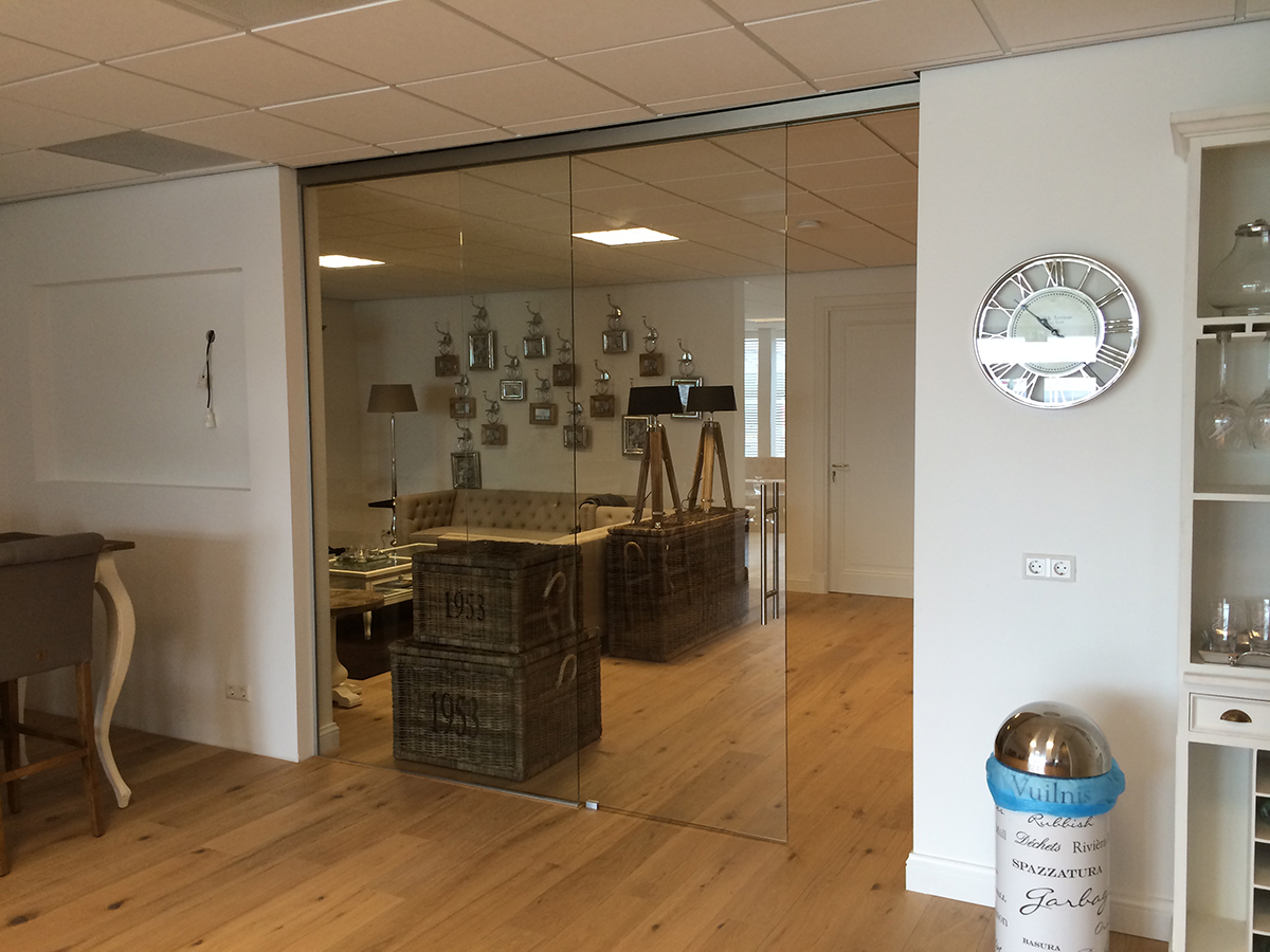 Glazen scheidingswanden - Designed Glas